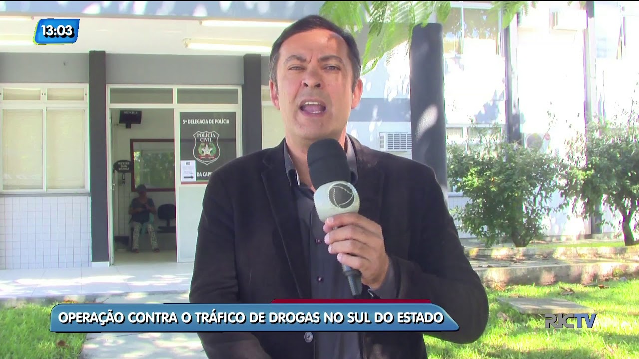 Polícia faz operação contra tráfico de drogas no Sul de SC