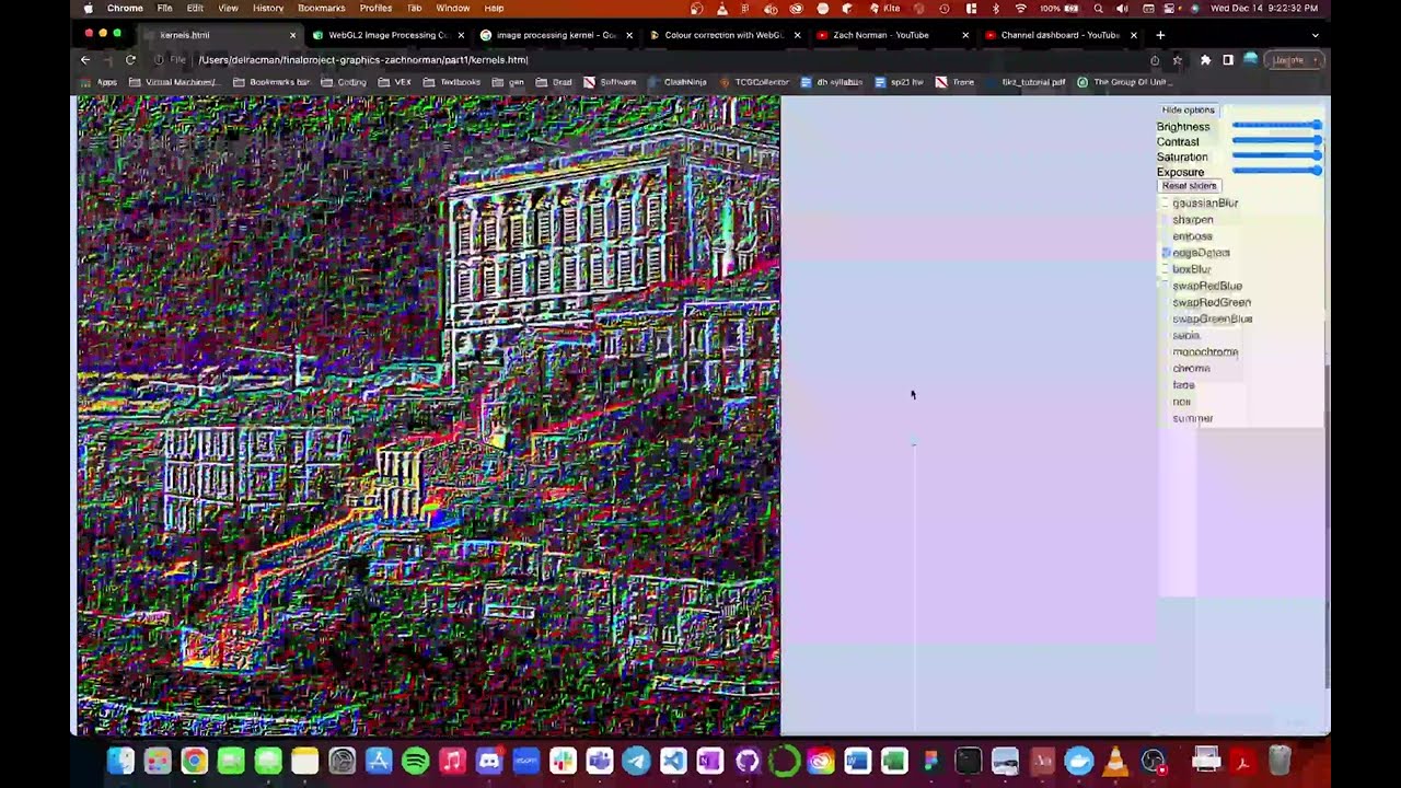 CS 4300 Final Project Video - WebGL Image Processing