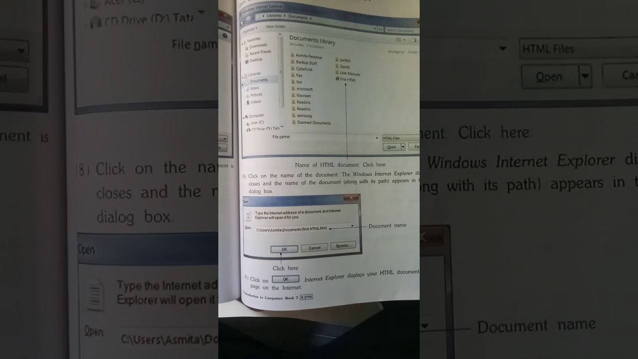 Std:7 Sub:Computer Ch:2 HTML(Part:3) Sem-2