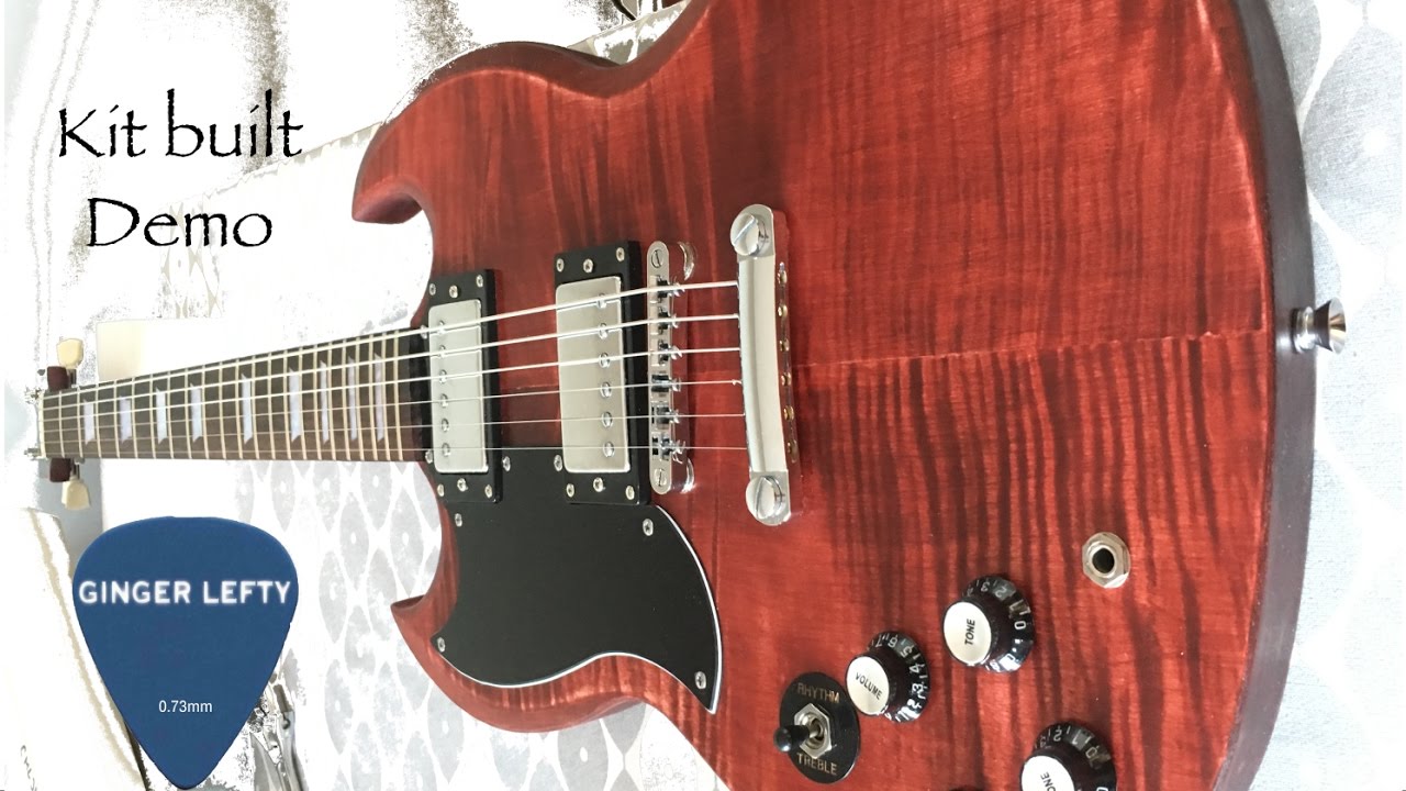Review/Demo of SG kit guitar build (video 6)