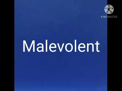 Malevolent meaning