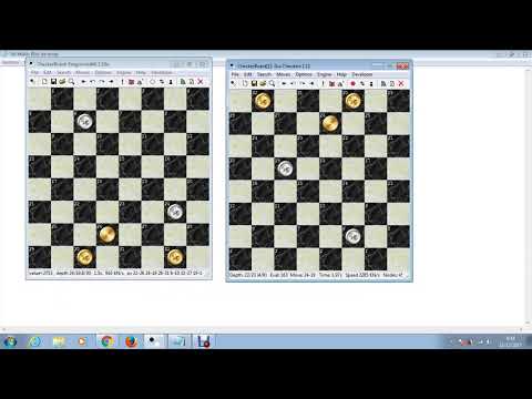 Guicheckers 1.11(3819 elo) vs Kingsrow 1.18a(3879 elo) 0-1