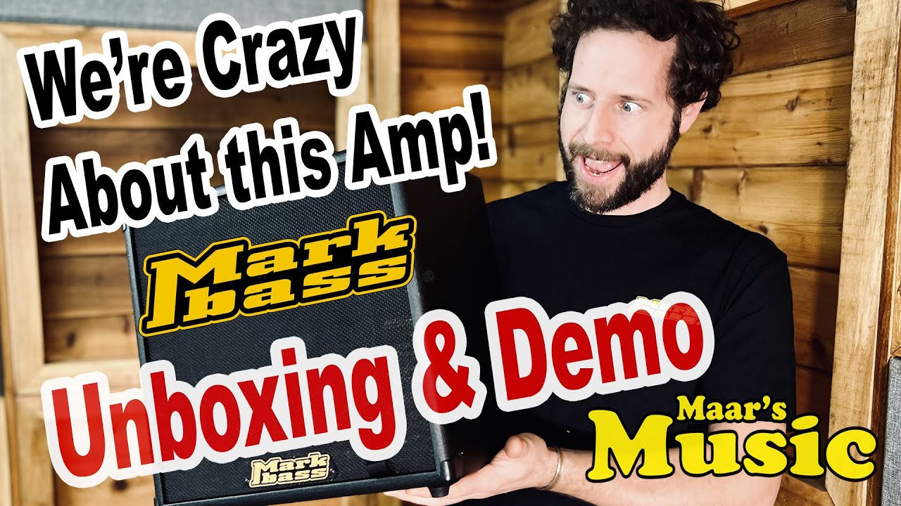 Looking for a great little bass guitar amp?  Unboxing & Demo the Mark Bass CMB 101 BLACK LINE