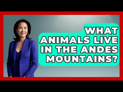 What Animals Live In The Andes Mountains? - The Geography Atlas