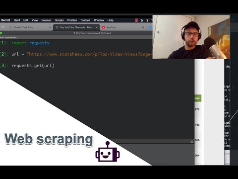 Web scraping YouTube channel statistics with Python - Part 1