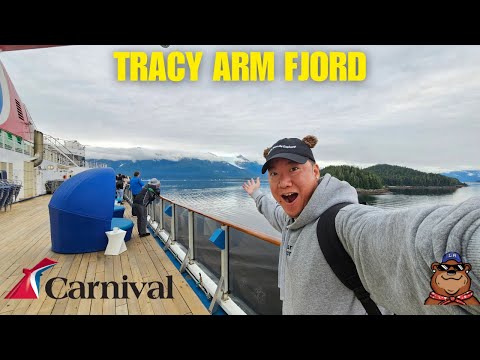 Visiting Tracy Arm Fjord, Alaska on the Carnival Spirit Cruise and Seeing some Glaciers - Day 4