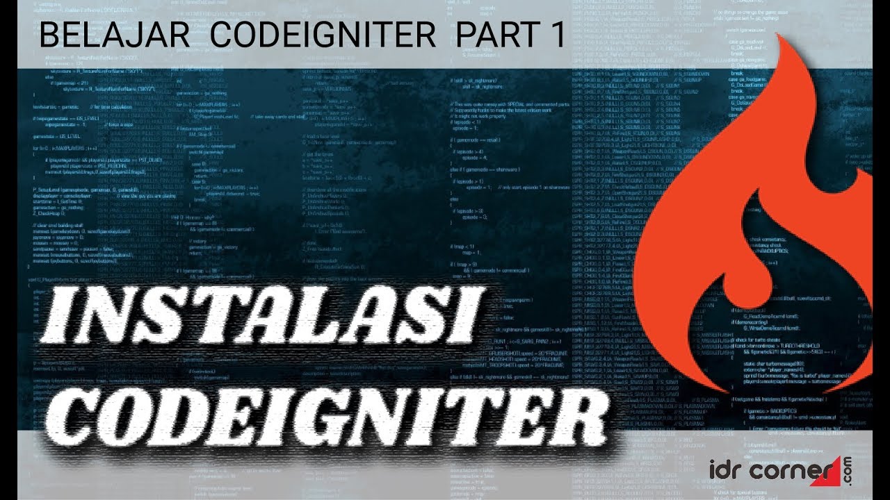Belajar  CodeIgniter (Part 1) - Instalasi CodeIgniter