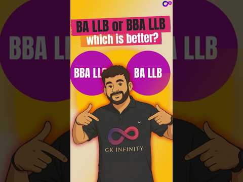 BA LLB vs BBA LLB: Kya Ab Bhi Confused Ho? 🤔| Detailed Differences Explained 📢| #shorts
