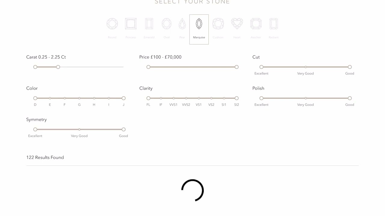 Diamond Ring Builder for Shopify
