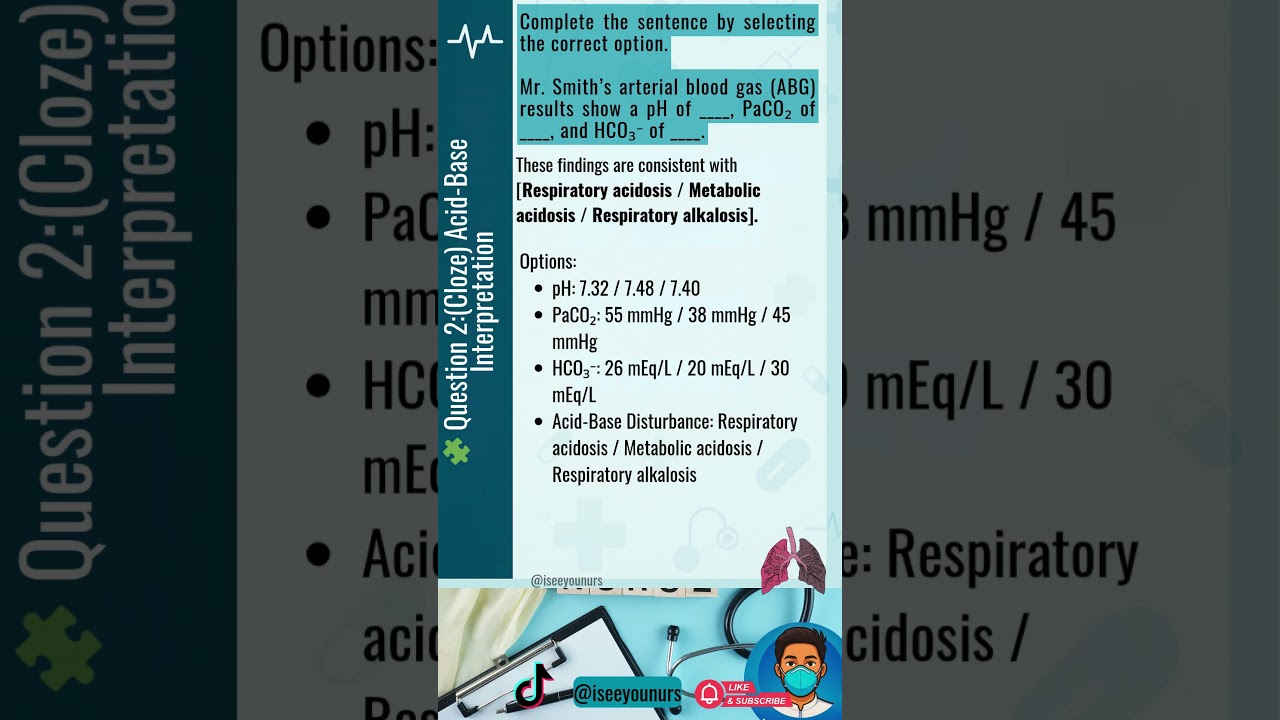 RNCLEX NGN style Question! (Respi Case Study) is HERE! #nurselife #nclex #nurses #nursingstudent