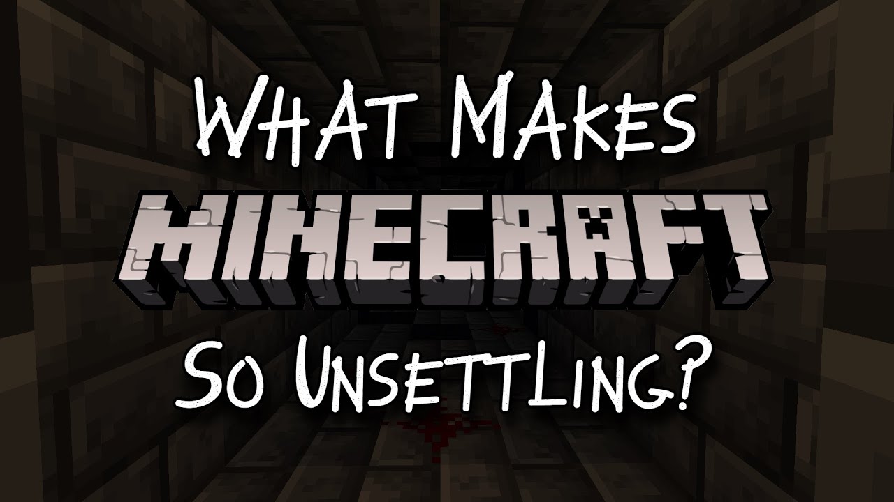 What makes Alpha Minecraft so unsettling?
