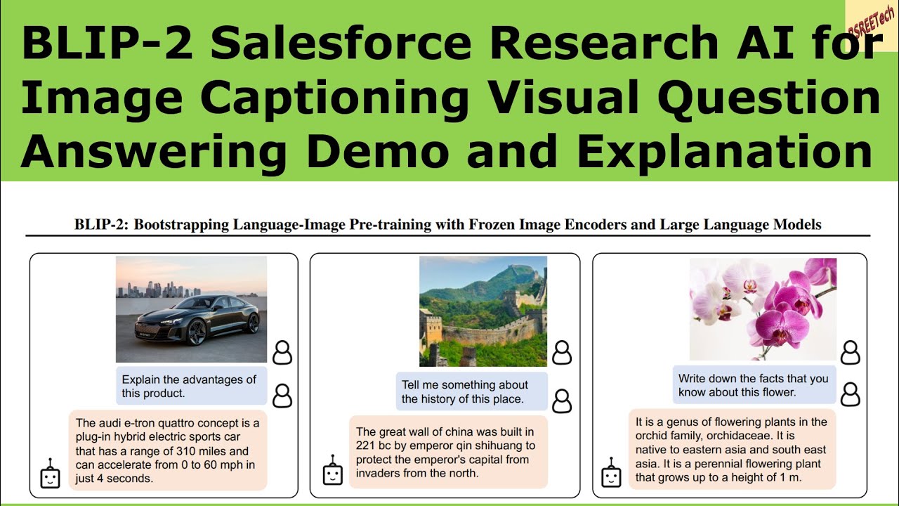 BLIP 2   Image Captioning  Visual Question Answering Explained ( Hugging Face Space Demo )