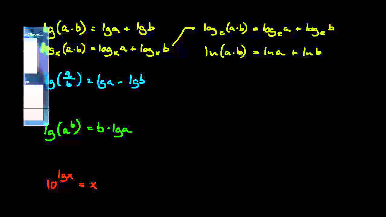 Viktig info ang. den naturlige logaritmen | UDL.no