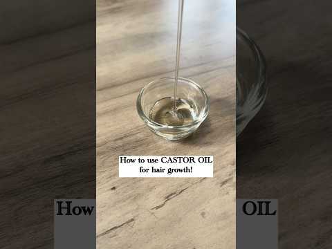 Right way to use Castor Oil for hair growth!  #haircarewithsomya #somyabisla #products