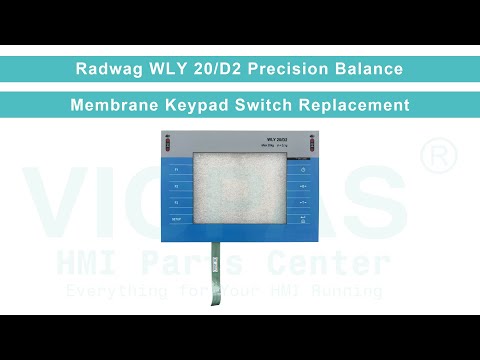 Radwag WLY 20/D2 Precision Balance Membrane Keypad Replacement