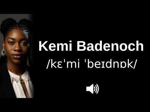🇬🇧 How to pronounce Kemi Badenoch (CORRECTLY!)