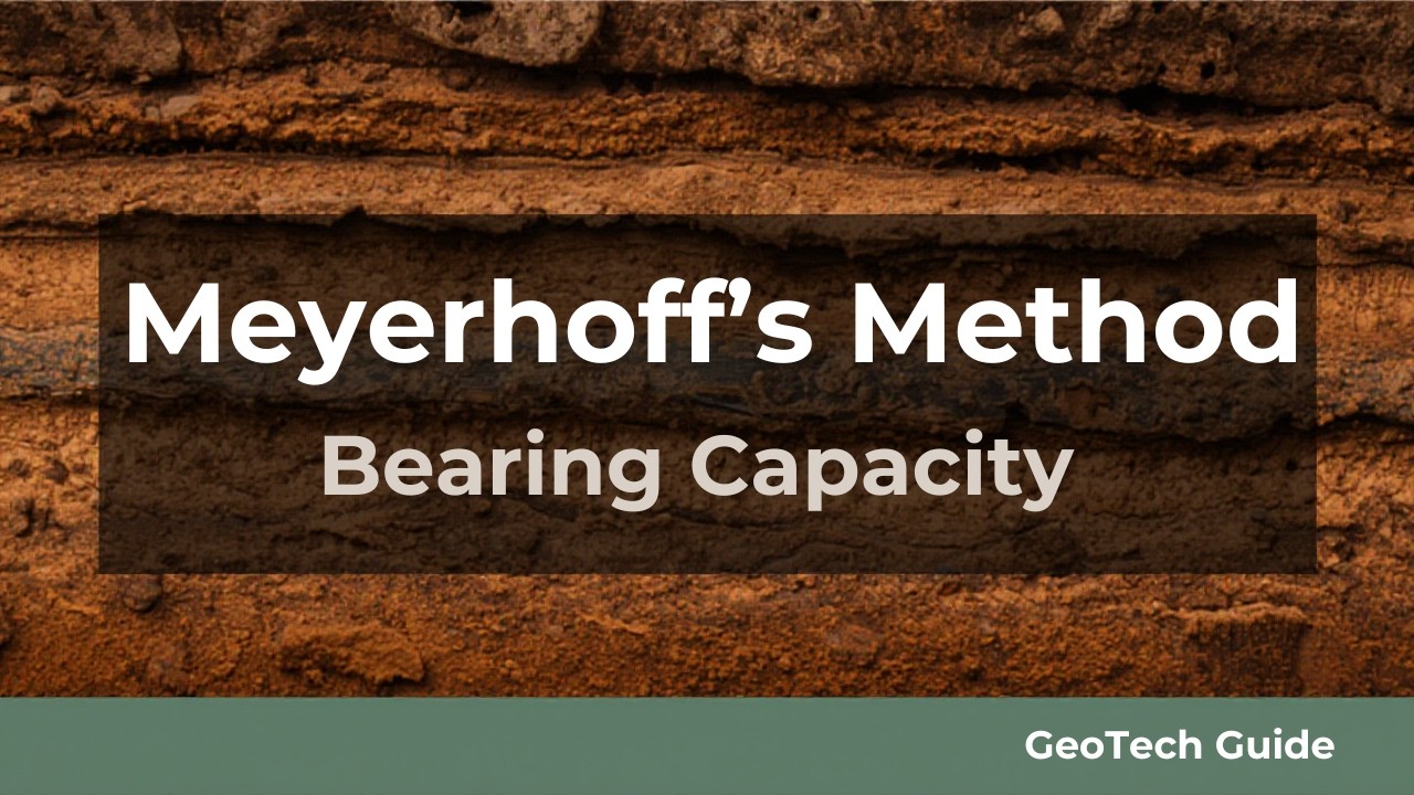 Meyerhoff's Method | Bearing Capacity | Geotechnical Engineering | Geotech Guide