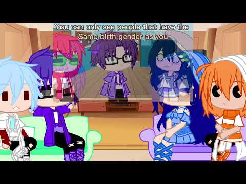 Saiki K characters react to (you can only see people with the same gender as you)