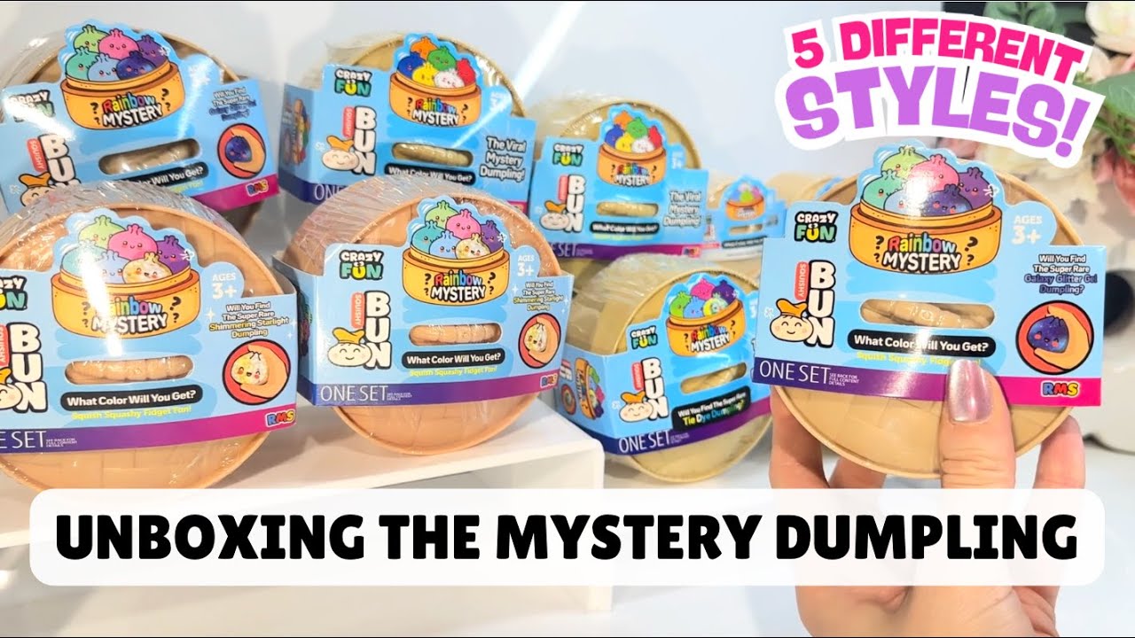 Unboxing Mystery Dumplings - Viral on TikTok! 5 Different Styles! #unboxing #mysterytoy #squishy