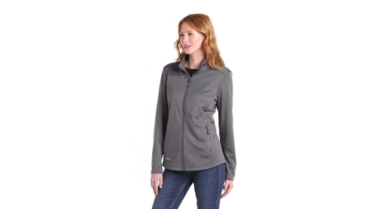 Eddie Bauer® Women’s Smooth Mid Layer Fleece Full-Zip. EB2470