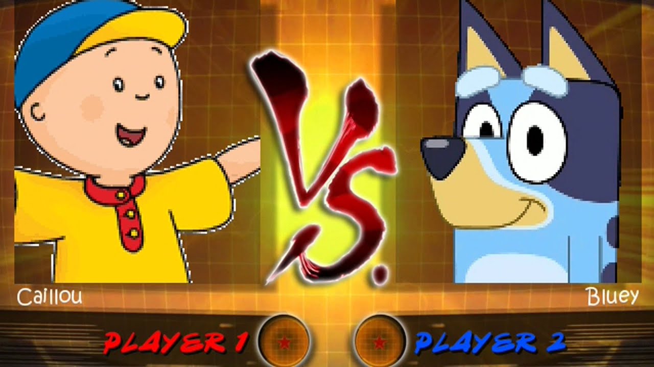 MUGEN Battle - Caillou vs Bluey
