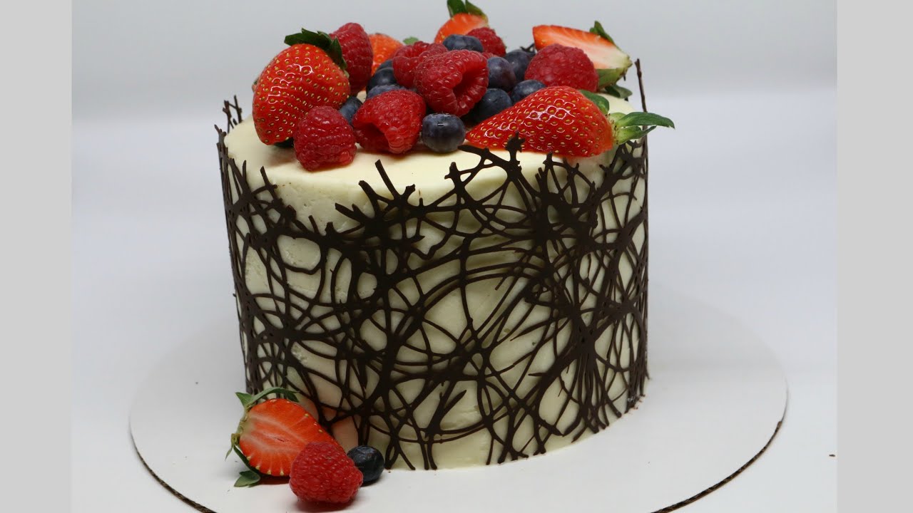 Chocolate Boarder Cake Tutorial