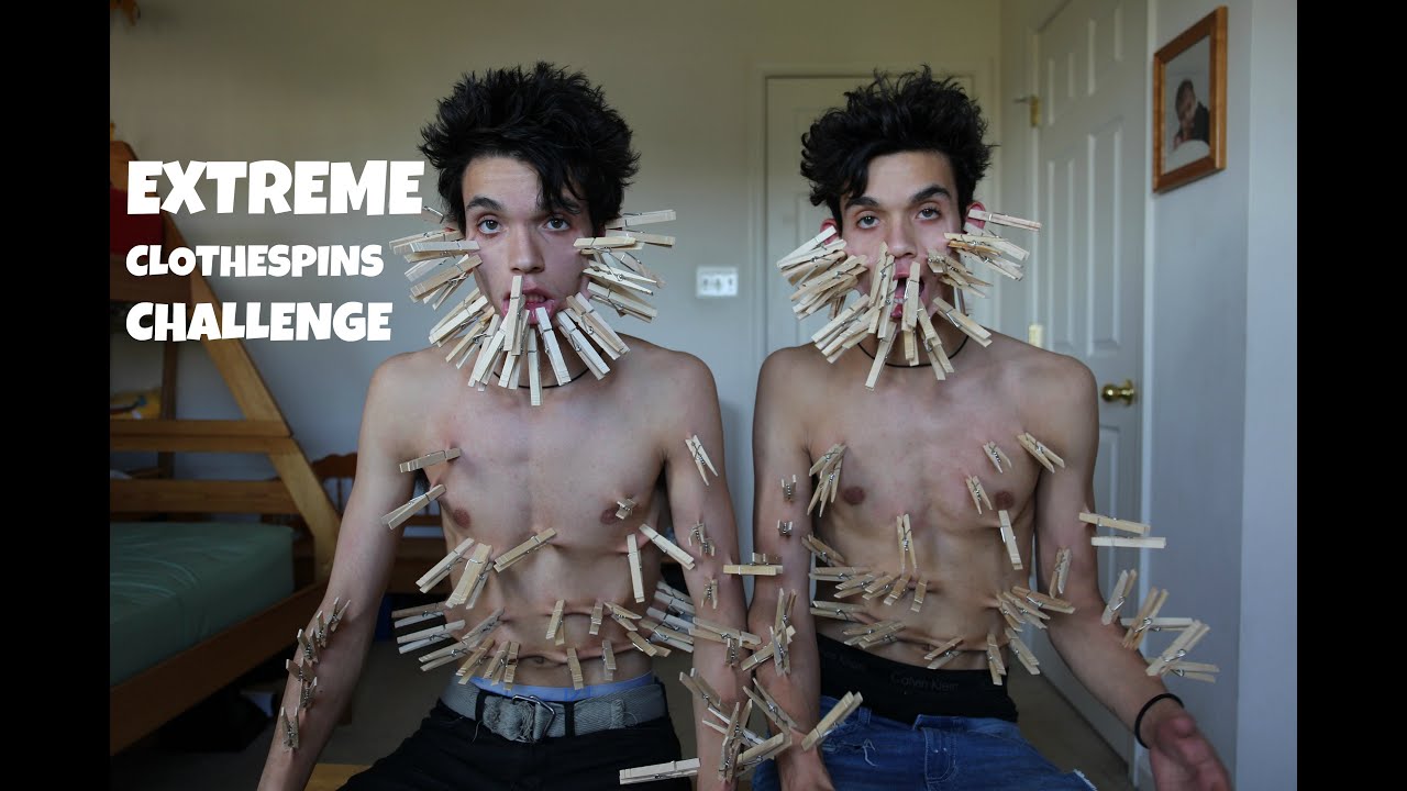 EXTREME CLOTHESPIN CHALLENGE!