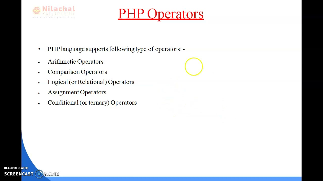 5TH SEM CSE IWT CHAPTER-9 SERVER SIDE PROGRAMMING USING PHP PART-1
