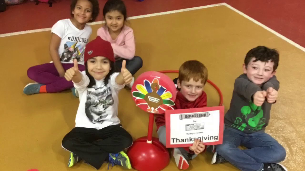 Team Spelling - Thanksgiving Activity