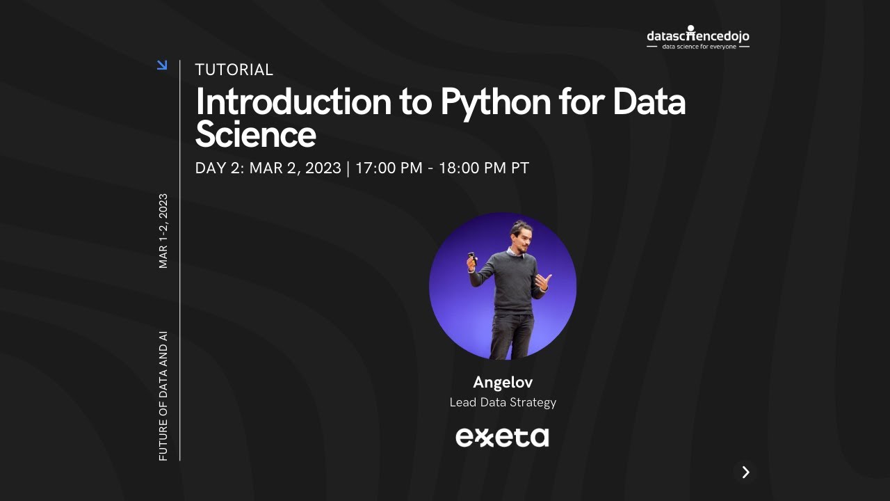 Tutorial: Introduction to Python for Data Science | Future of Data and AI | Conference