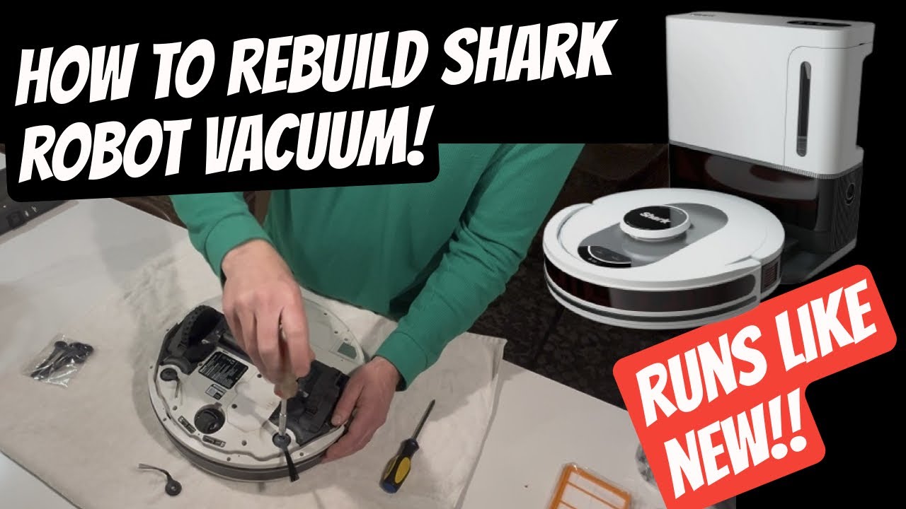 How To Replace Parts on Shark Robot Vacuum - WORKS LIKE NEW!