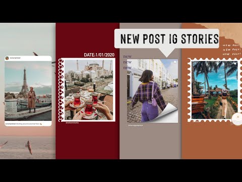6 CREATIVE NEW POST INSTAGRAM STORY IDEAS || How to add background image to a New Post