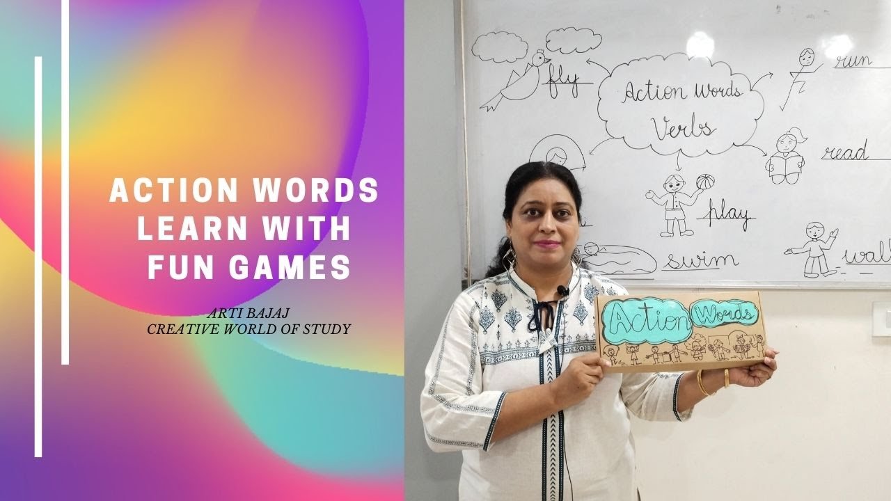 ACTION WORDS (VERBS) |  LEARN WITH FUN