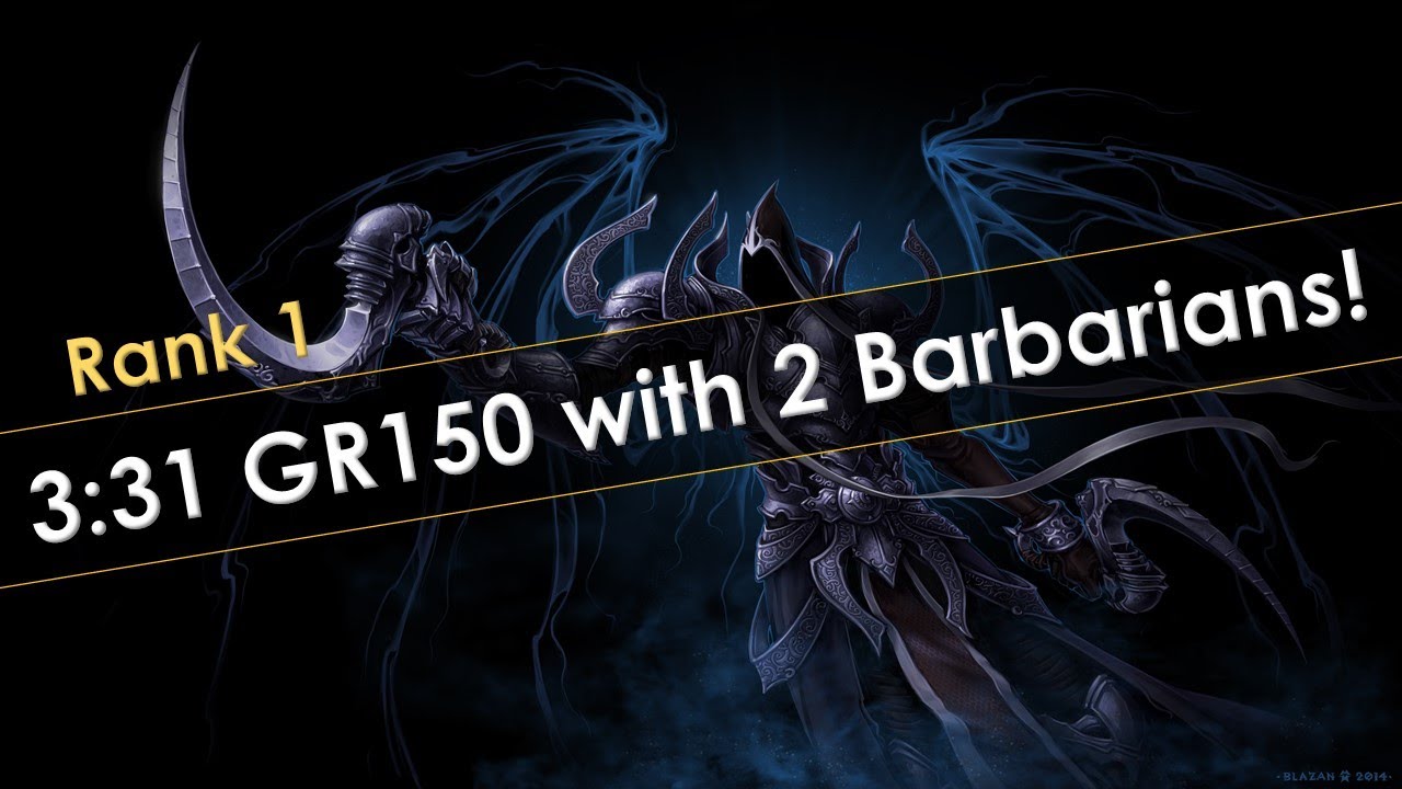 4 man GR 150 in 3m 44s! - General Discussion - Diablo 3 Forums