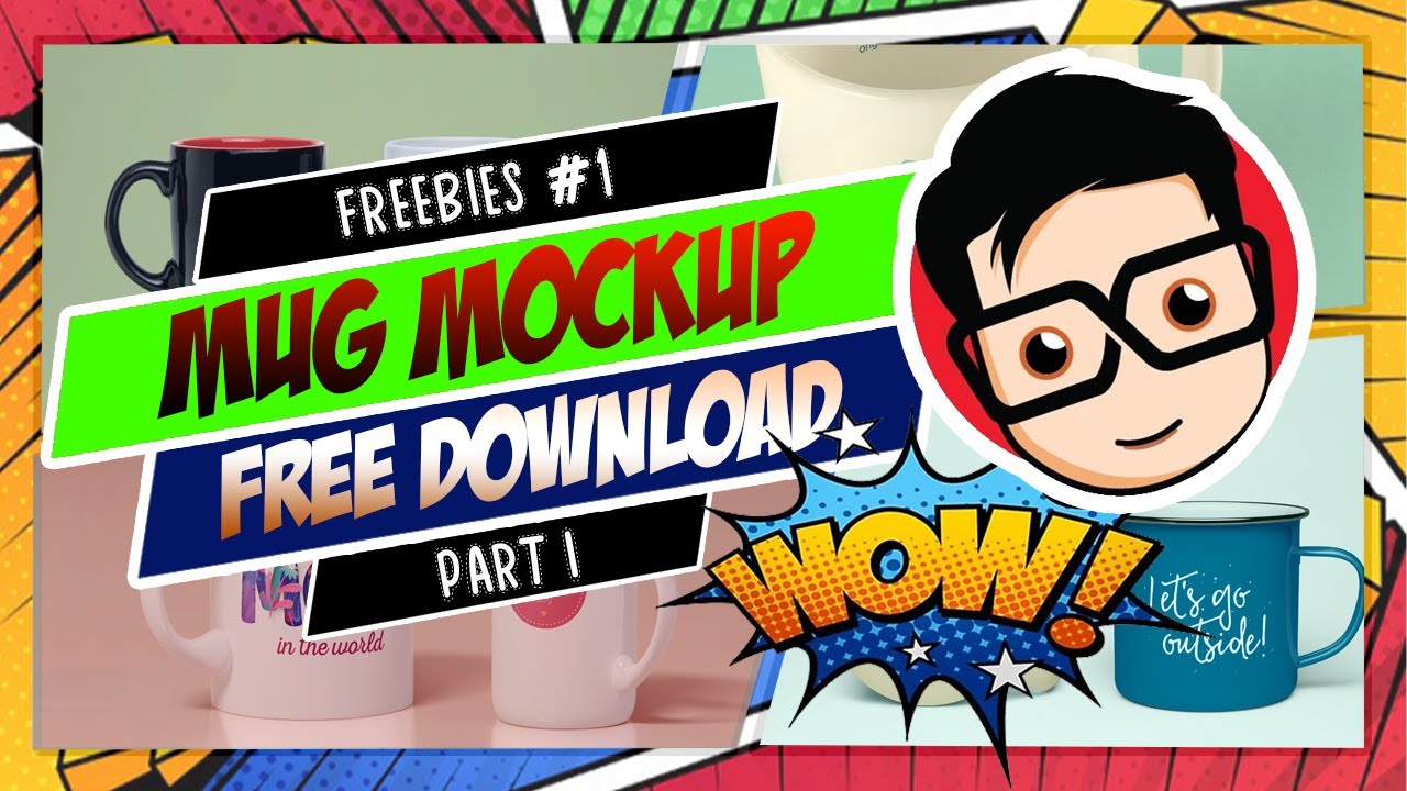 4 Free Download Mug MockUp