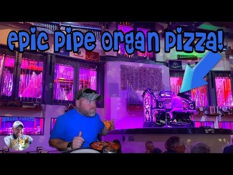Epic Pizza Organ Room, Vintage Moving Neon, & Earth's Thermometer ~ Mesa, Arizona