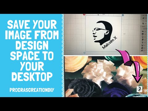 How to Save Your Image from Design Space to Your Desktop