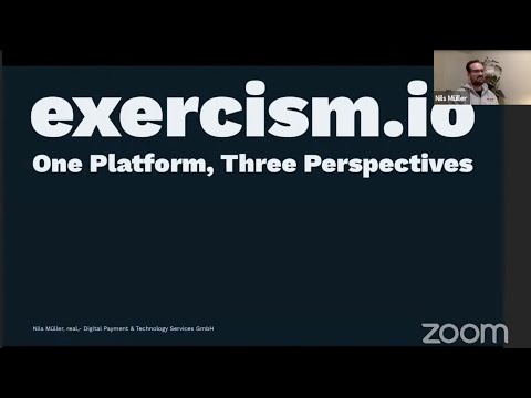 GoDevNet: Nils Müller - exercism.io - One Platform, Three Perspectives