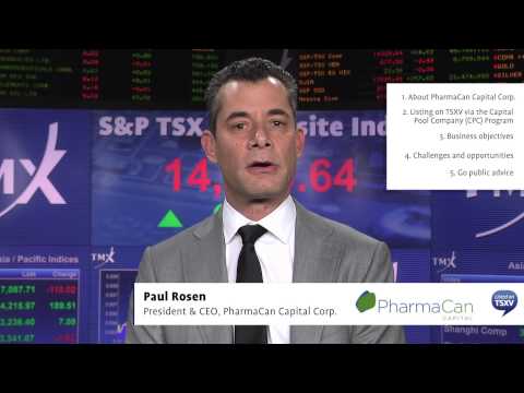 Paul Rosen, President & CEO, PharmaCan Capital Corp.