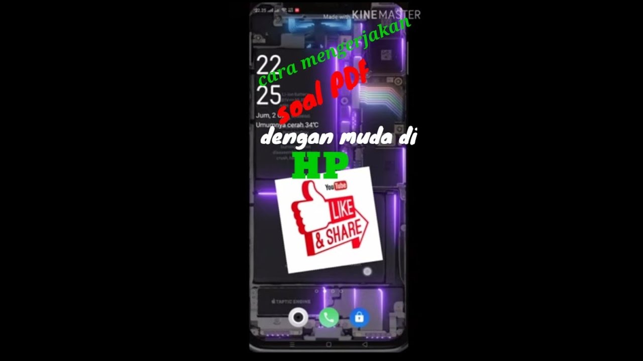 Cara megerjakan soal PDF dari HP