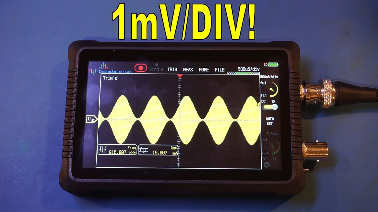 DreamSourceLab DS4T252 50 MHz Portable Oscilloscope with Builtin Function Gen and Protocol Decoder