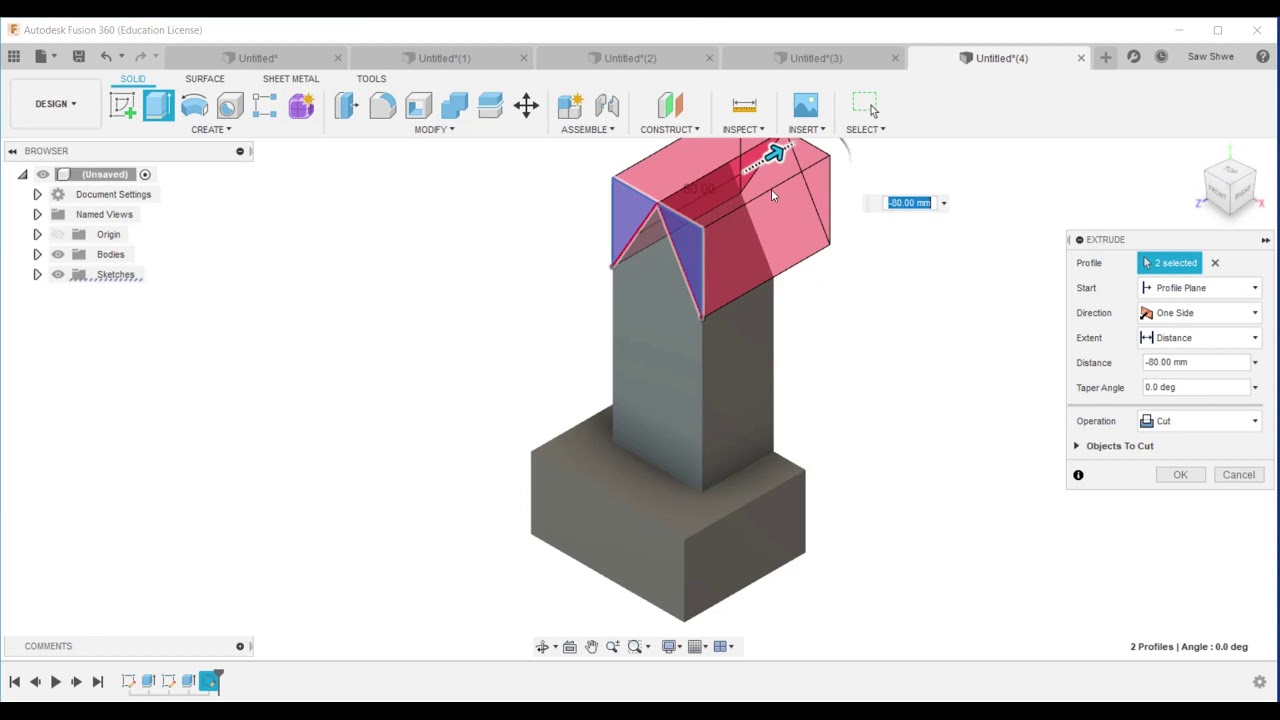 Fusion 360 Tutorial For Beginners, Part-72