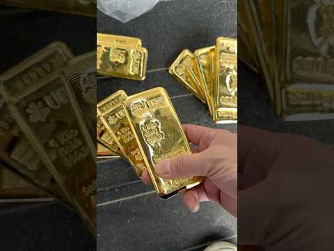 The first batch of gold bars after the Spring Festival #goldaccessories #gold #goldworks #goldmaker