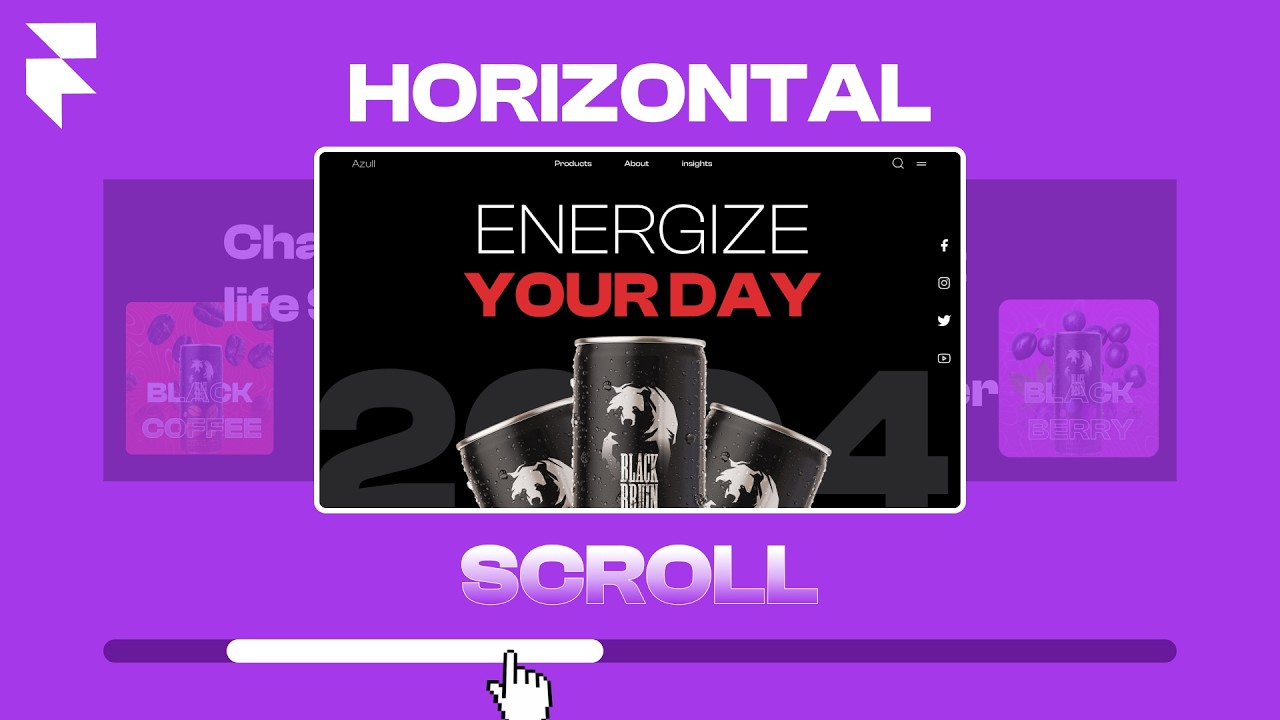 Horizontall scroll animation-Framer tutorial