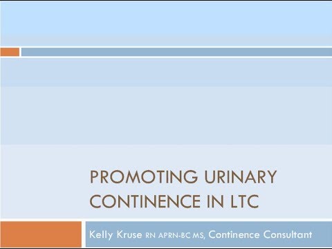 Promoting Urinary Continence in Long-Term Care