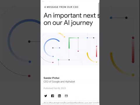 Google Launched AI Bard To Compete with ChatGPT #chatgpt #bard #google #ai #chatbot