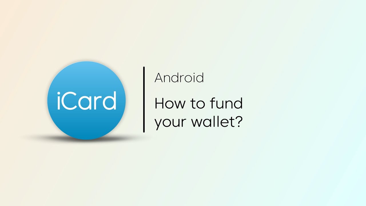How to fund your wallet? | Android