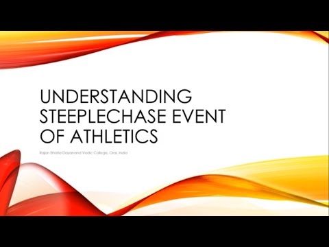 understanding Steeplechase Event of Athletics
