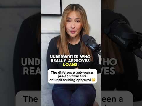 Here’s the difference between a pre-approval letter & an underwriting approval letter #mortgagetips