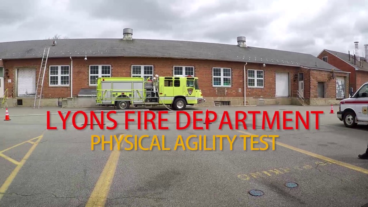 Lyons Fire Department Physical Agility Test